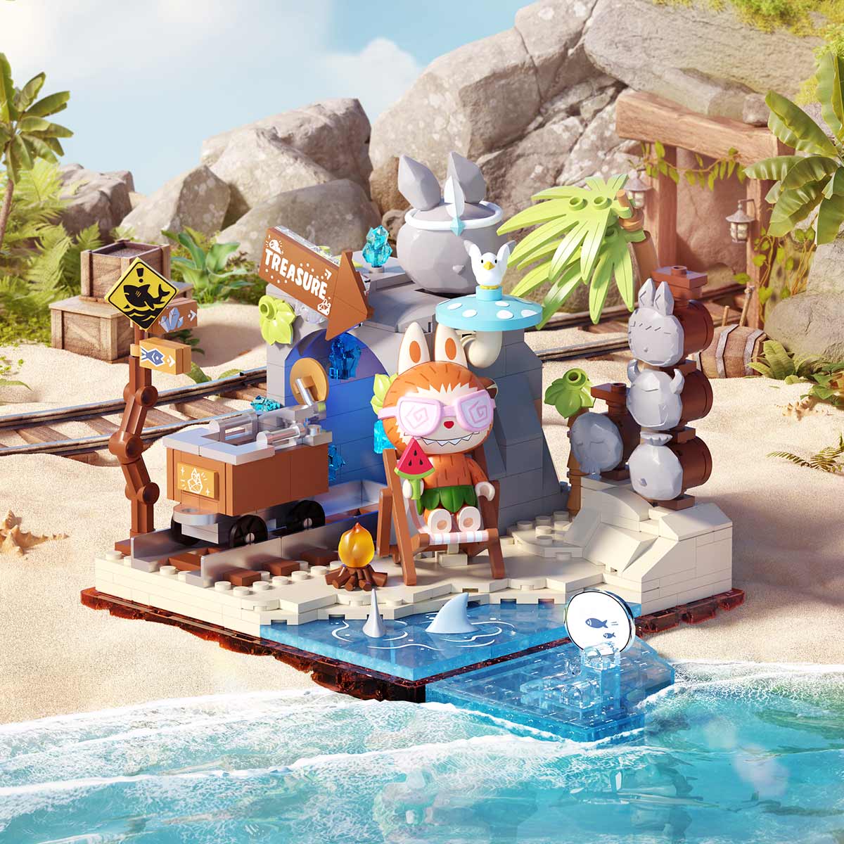 THE MONSTERS Forest Secret Base Series Blocks Part 2 – Springer Decor