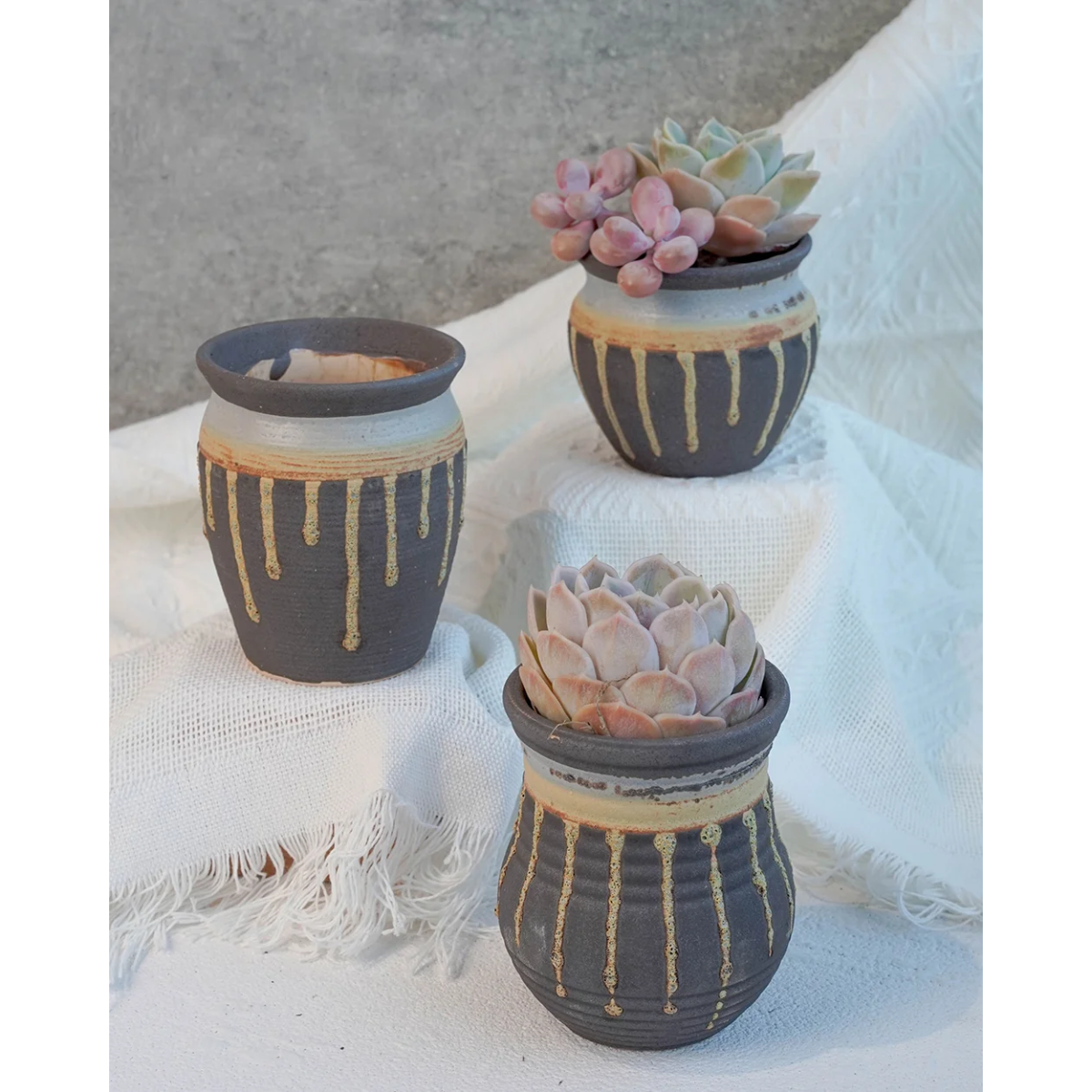 Small Ceramic Planters 4–5 Inch Indoor Pots | Springer Decor